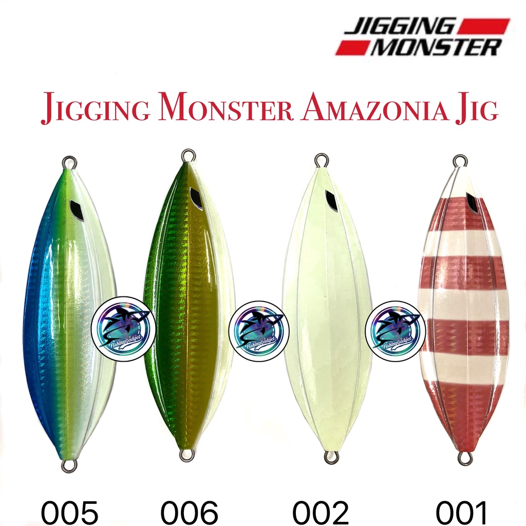 JIGGING MONSTER AMAZONIA JIG GLADIATOR METAL JIG 300G , 250G | Shopee ...