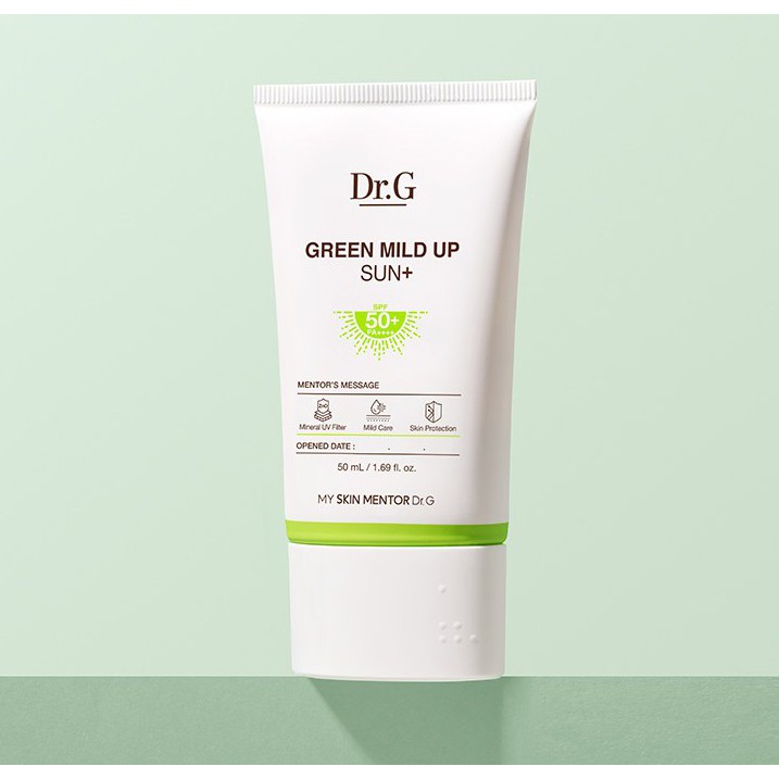 [KOREA] Dr.G Green Mild Up Sun+ Sunscreen 35ml SPF 50+ | Shopee Singapore