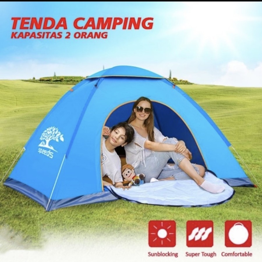 TENDA 2-person Capacity Camping Tent portable speeds Folding model ...