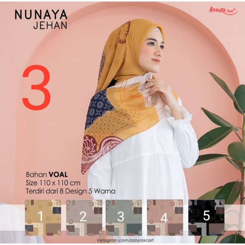 Voal MOTIF HIJAB NUNAYA JEHAN VOAL MOTIF HIJAB BY AZZURA DESIGN 3 ...