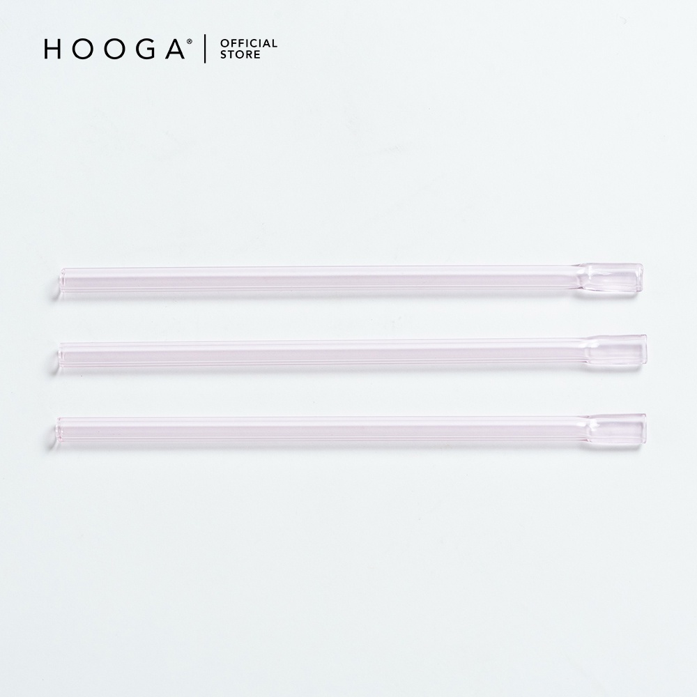 Hooga Glass Straw Hepburn (3pcs Set) | Shopee Singapore