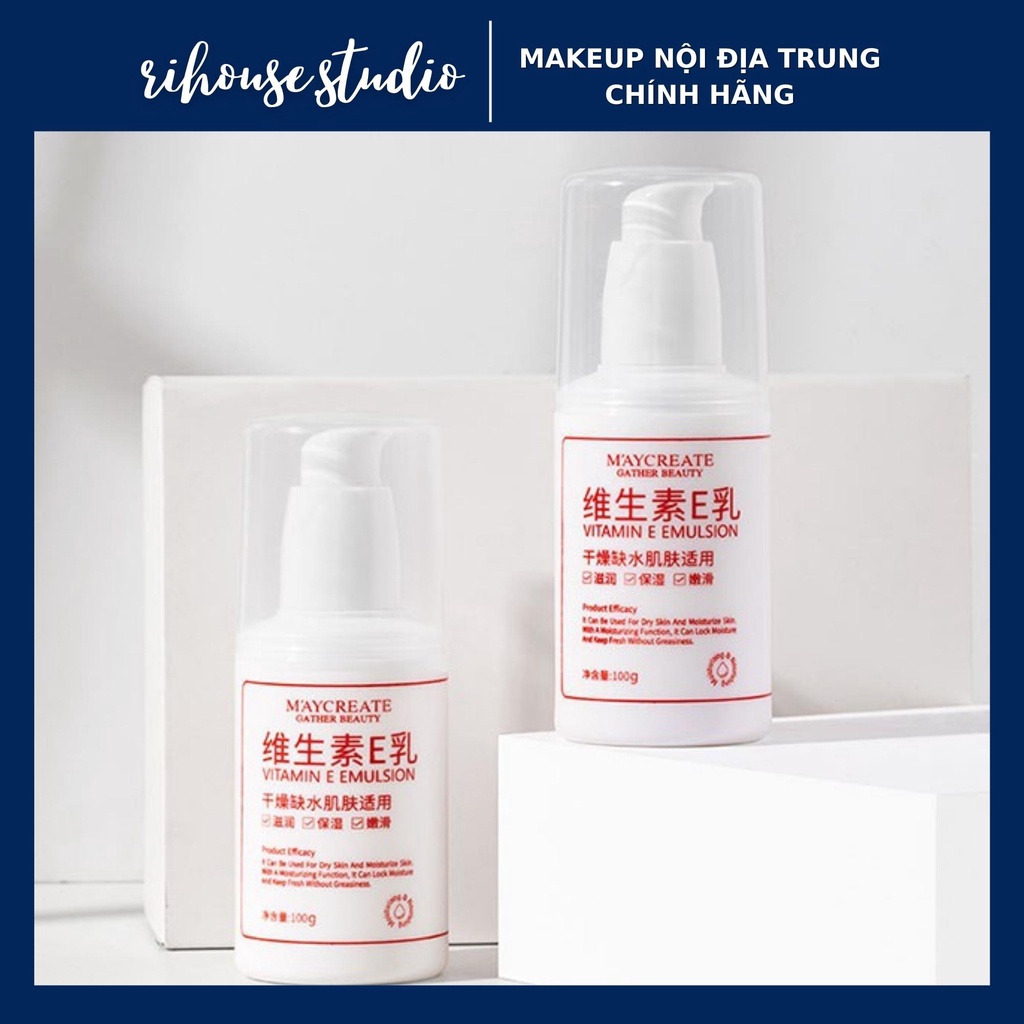 Maycreate Vitamin E Emulsion Whitening Moisturizer 100g | Shopee Singapore