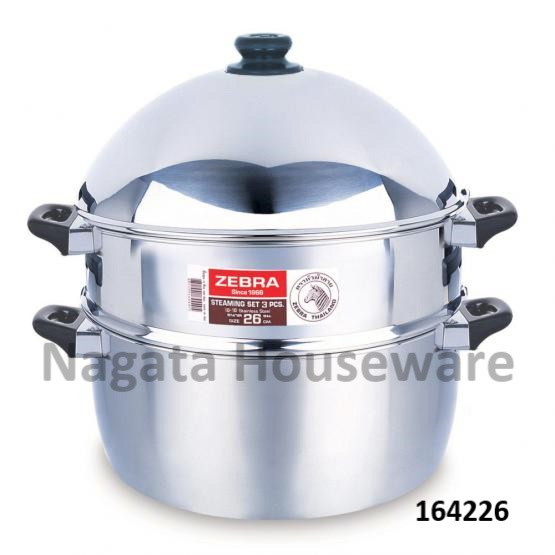 2 Tier Stainless Steamer Pan / Zebra Steamer Pan / Team Steam Pan ...