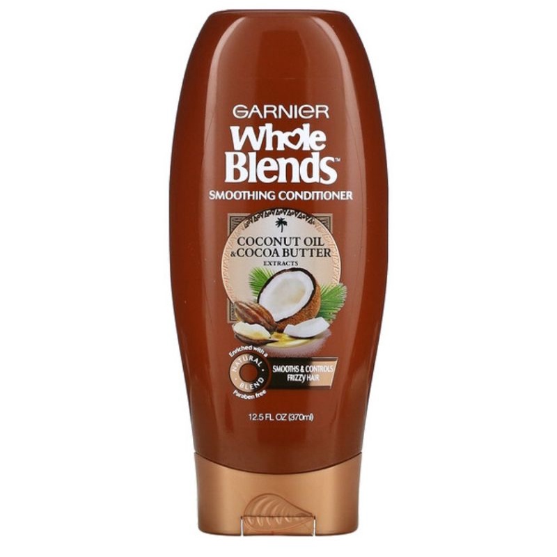 Garnier, Whole Blends, Coconut Oil & Cocoa Butter Smoothing Conditioner ...