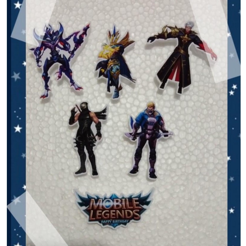 Topper Mobile Legend 01 For cake Decoration Etc | Shopee Singapore