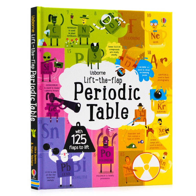 Usborne STEM Lift-the-flap Periodic Table | Shopee Singapore