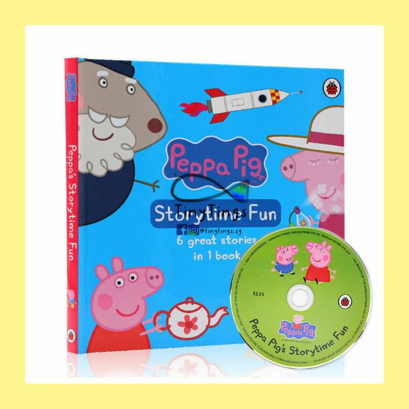 Peppa Pig Storytime Fun 6 Great Stories in 1 Book | Shopee Singapore