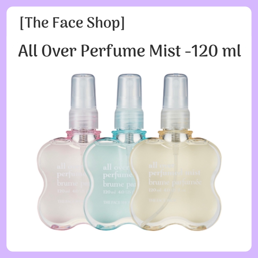[The Face Shop] All Over Perfume Mist -120ml -01 Secret Bloom -02 Baby ...