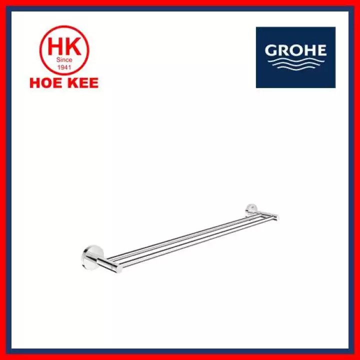 Grohe Essentials Double Towel Rail 40802001 | Shopee Singapore