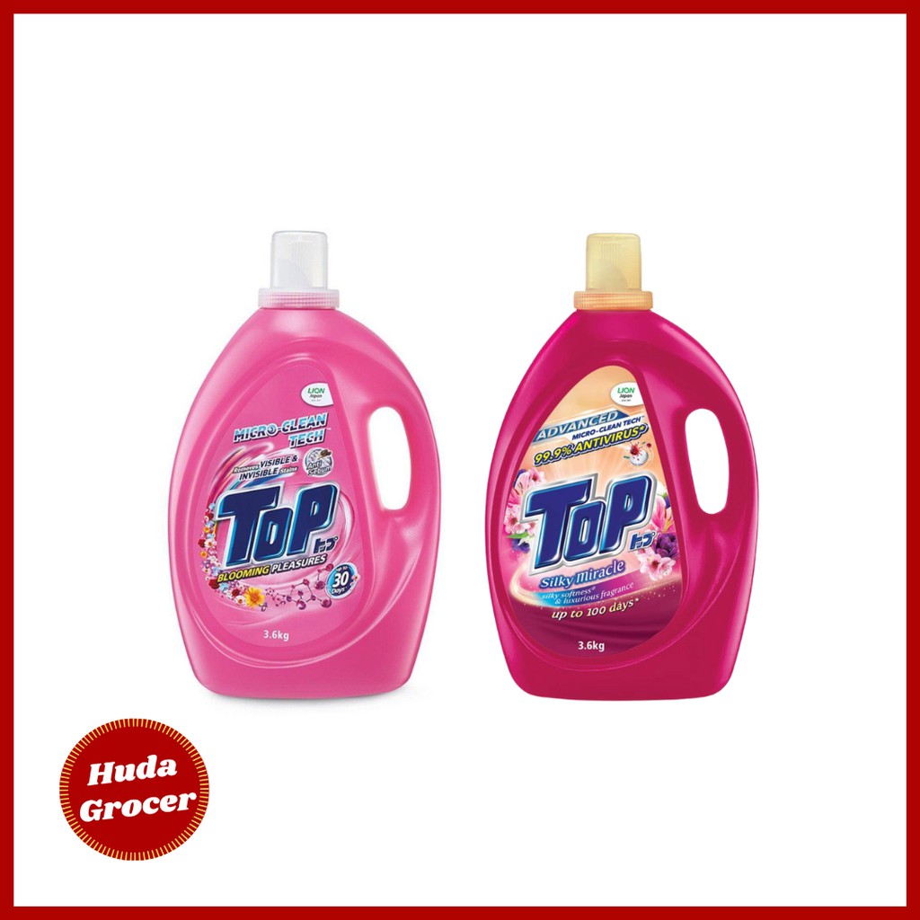Top Detergent Liquid 3.6kg | Shopee Singapore