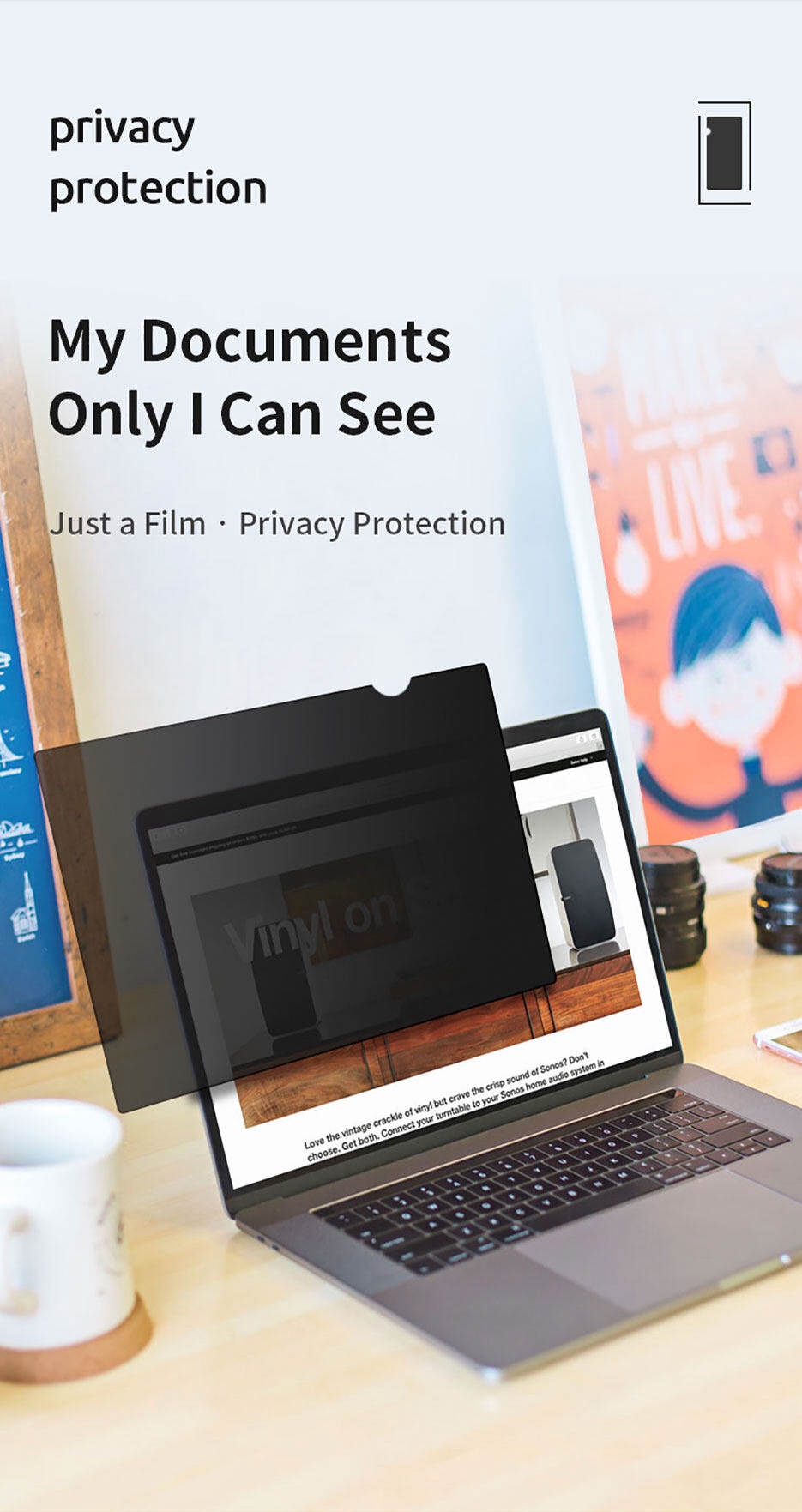 llano Laptop Privacy Screen Monitor Screen Protector Screen protector ...