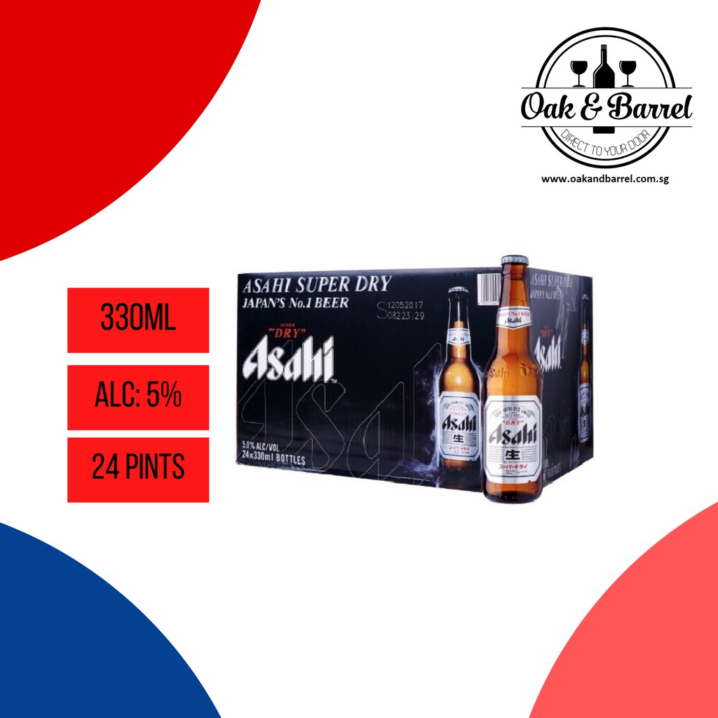 Asahi Super Dry Pints (24 x 330ml) | Shopee Singapore