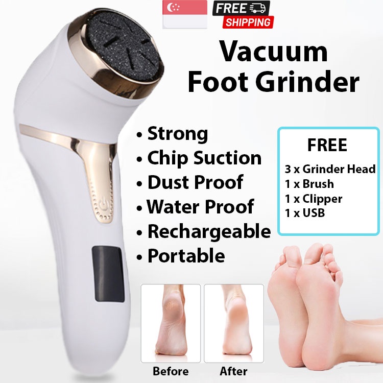 Vacuum Foot Heel Grinder Pedicure Dead Skin Callous Remover Exfoliation ...