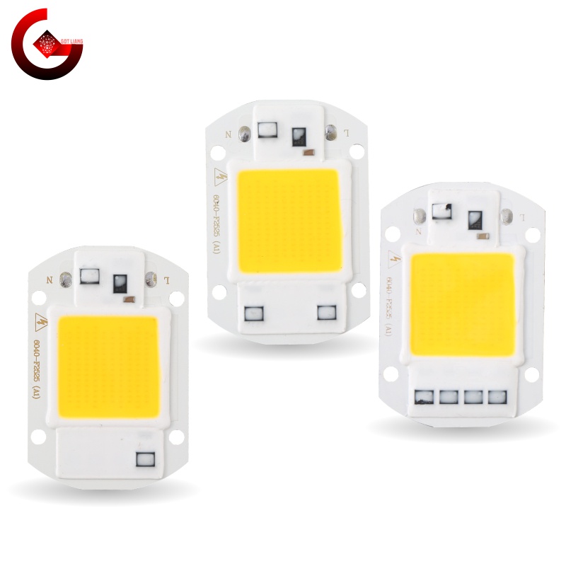 Got Liang LED Chip 10W 20W 30W 50W 110V 220V COB Lamp Beads Smart IC No ...