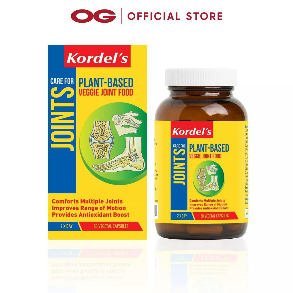 Kordel's Plant-Based Veggie Joint Food (60 Vegetal Capsules) | Shopee ...
