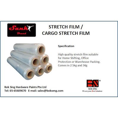 Stretch Film for Home/Office/Warehouse (500mm x 3kg) | Shopee Singapore