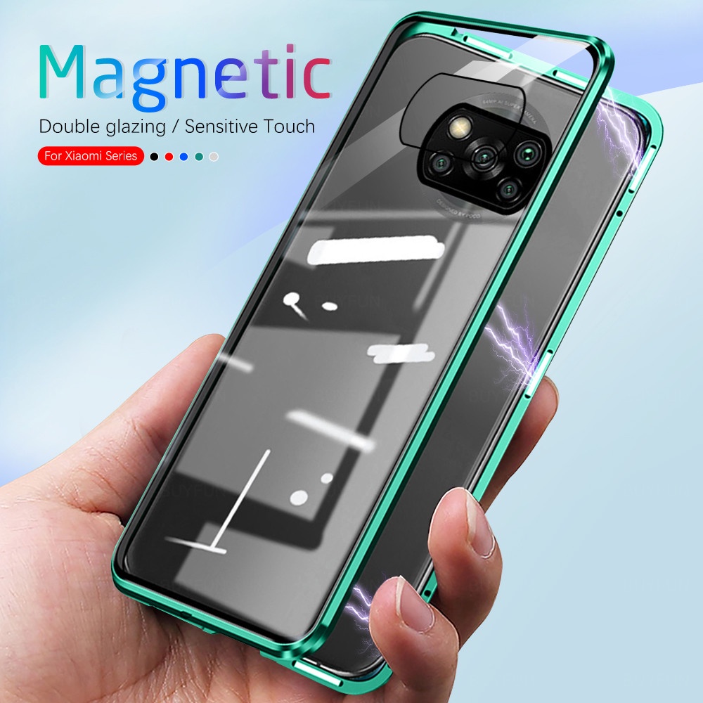 Xiaomi POCO X3 NFC X3 Pro X6 X7 Pro 2-sided tempered glass phone case ...