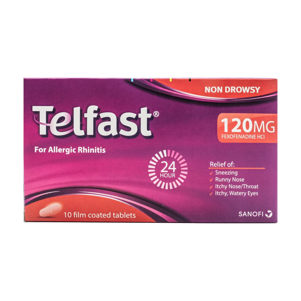 Telfast 120mg (10 Tablets) | Shopee Singapore