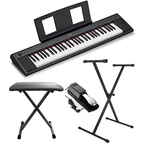 Yamaha NP12 NP-12 Piaggero 61-key Portable Keyboard + optional accessories at discounted prices ...