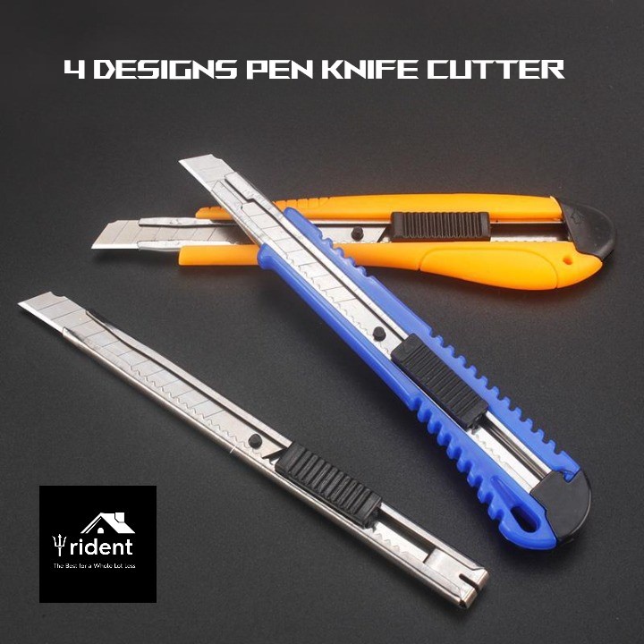 [SG SELLER] 4 Designs Small Cutter Pen Knife / Blade / Snap off Knife ...