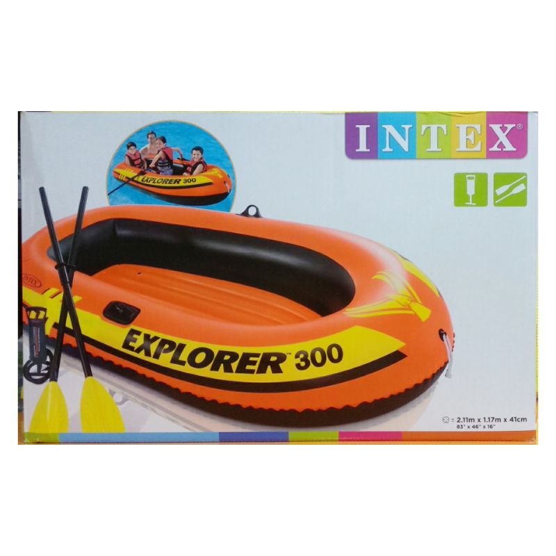 Intex Boat Explorer 300 sets 58332 | Shopee Singapore