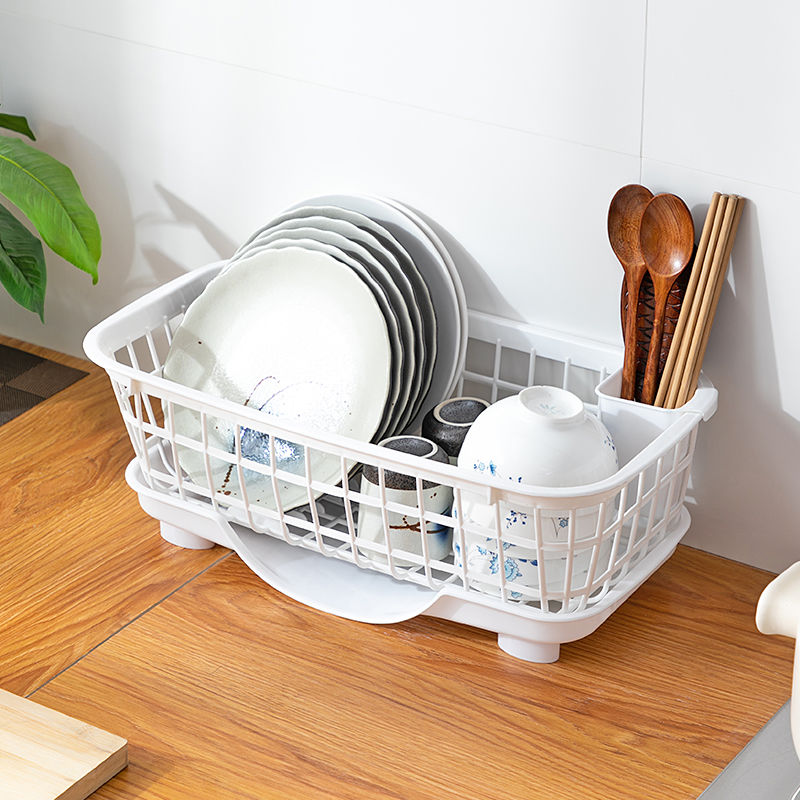 Dish Rack with Front / Side Drainer / Nordic Style Separable Kitchen ...