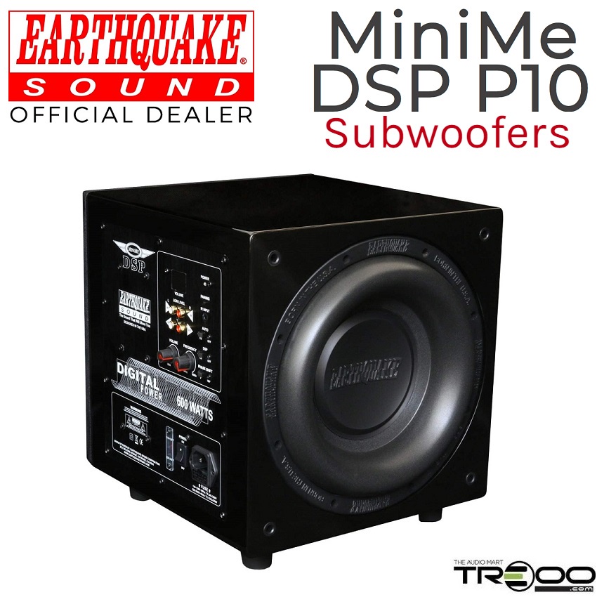 Earthquake Sound MiniMe DSP P10 10-inch (2x10”) Powered Subwoofer ...
