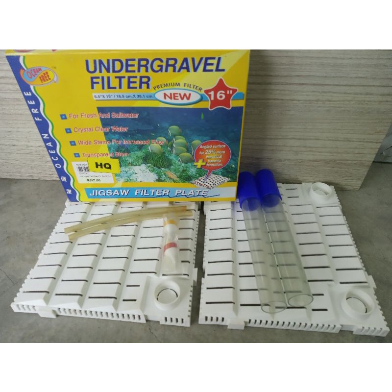 Ocean Free Under Gravel Filter 16.5 cm X 38.1cm | Shopee Singapore