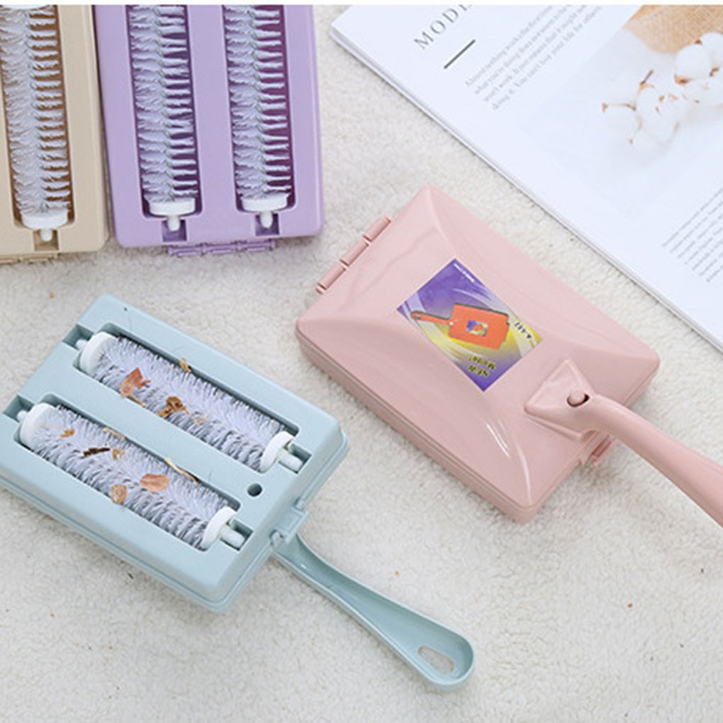 Handheld Carpet Sweeper,Double Head Handheld Carpet Table Brush Plastic ...