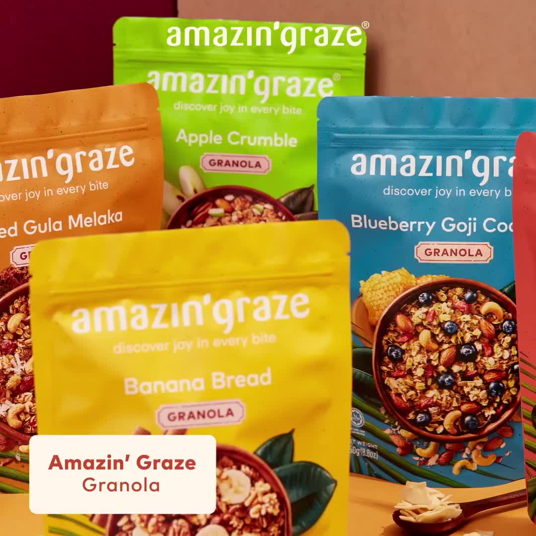 [Bundle of 10] Amazin' Mini Granola Bites (10 x 40g) | Shopee Singapore