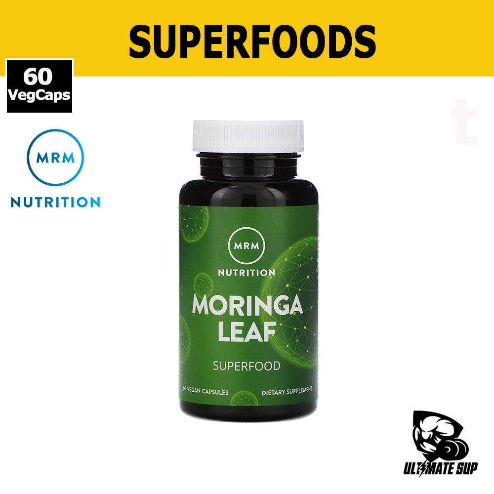 MRM Nutrition, Moringa Leaf, Health Supplement, Organic & Raw Superfood, Dietary Supplement, 60 ...