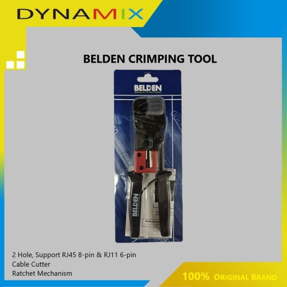Belden Crimping Tool RJ45 & RJ11 Deluxe Modular Plug Tool - AP100007 ...