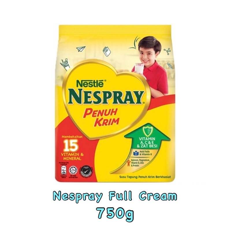 Nestle Nespray Full Cream 750g(Exp:9/2022) | Shopee Singapore
