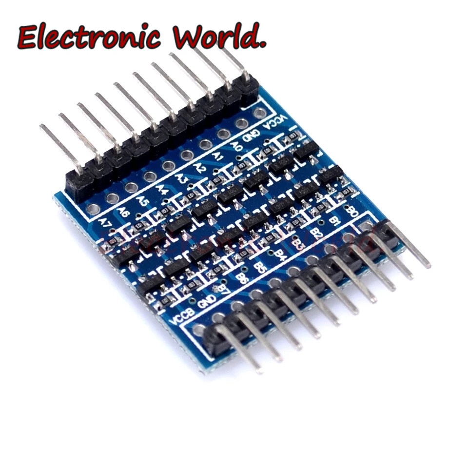 8 Channel 3.3V-5V 5V-3.3V IIC UART SPI TTL Two-Way Level Conversion ...