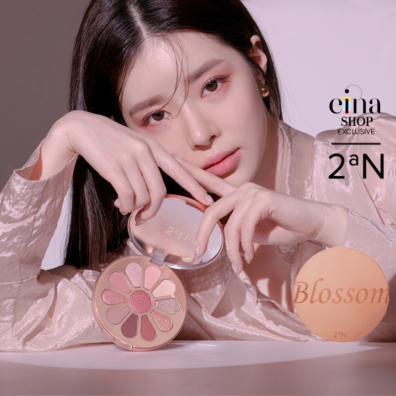 Einashop x 2aN Rosely Blossom Eyeshadow Palette Korean Eye Makeup ...
