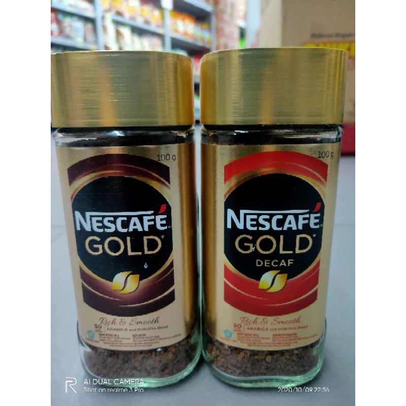 Nescafe Gold Rich & Smooth / Nescafe Gold Decaf Rich & Smooth 100 Gr ...