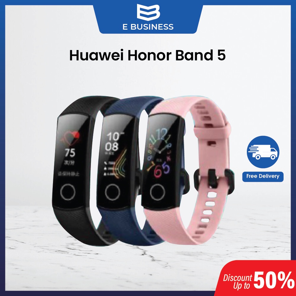 🇸🇬 Ebusiness 🔥9.25🔥 Huawei Honor Band 5 Blood Oxygen Oximeter AMOLED ...
