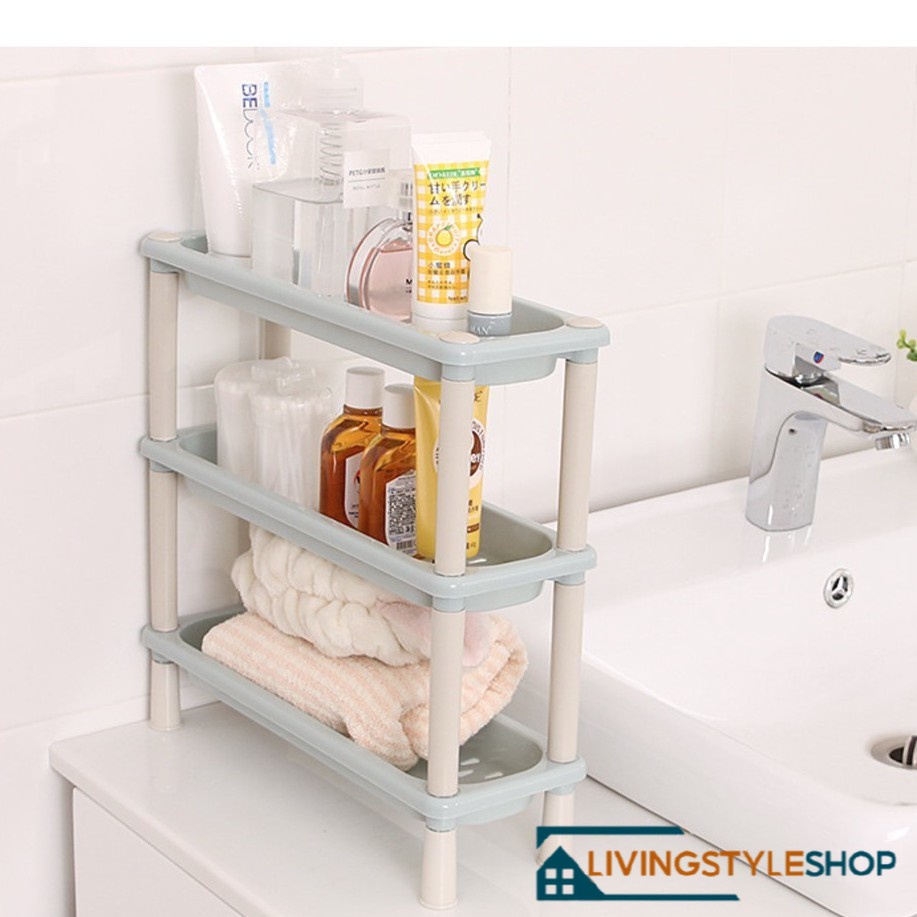 Korean Style Shelf Pastel Colors Space-Saving | Shopee Singapore