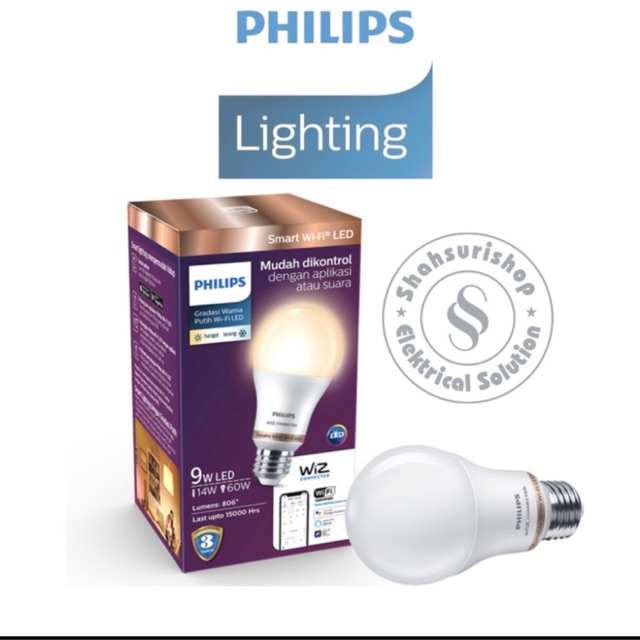 Philips SMART WIFI LED LAMP 8W 8 W WATT TUNABLE WHITE SMARTLAMP ...
