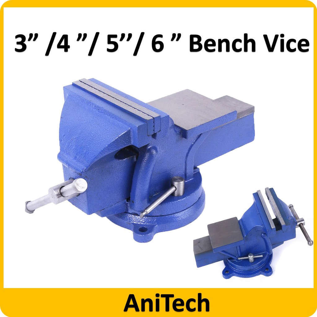 3'' / 4 ‘’ / 5'' / 6 ‘’ Heavy Duty Clamp Bench Vise Clamp Tool Grafting Tool Set ragum meja inch ...