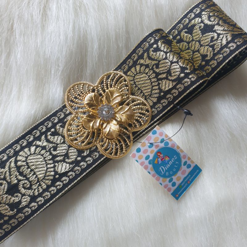 Obi bali 3D Flower, kebaya Belt | Shopee Singapore