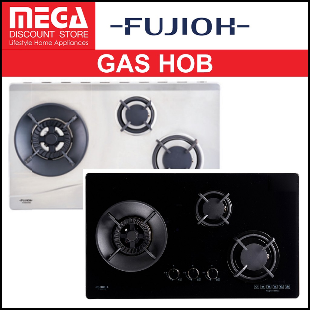 FUJIOH FH-GS5035 3-BURNER GAS HOB (FH-GS5035 SVGL | FH-GS5035 SVSS ...