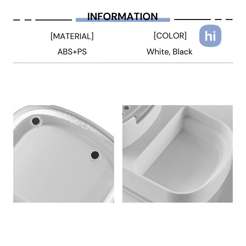 HI HOMES Japanese Kitchen Detergent Press Type Liquid Outlet Box Upgraded 2 in 1 Soap Dispenser ...