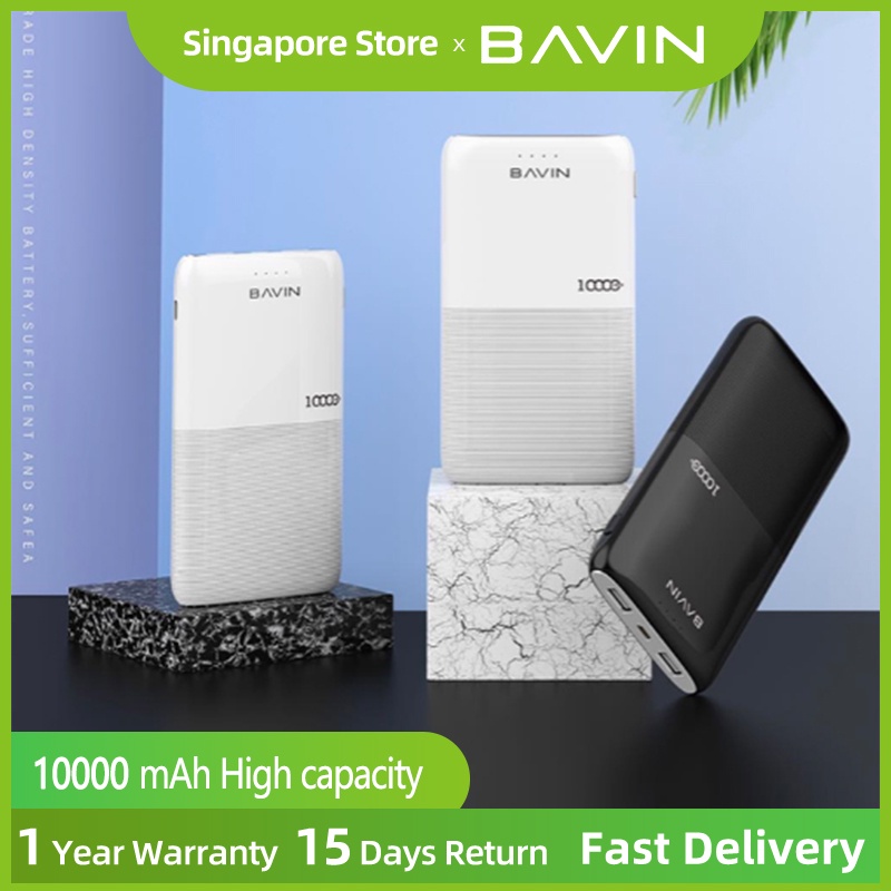 【SG Ready Stock】BAVIN 5000/10000mAh Ultra Thin Mini Power Bank ...