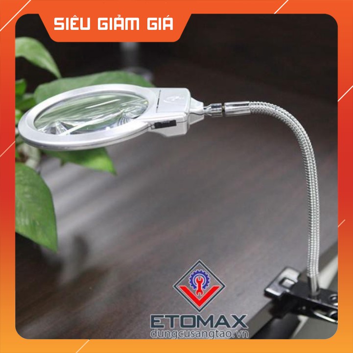 Super hard clamp table clamp magnifying glass (WITH LED LIGHTING ...