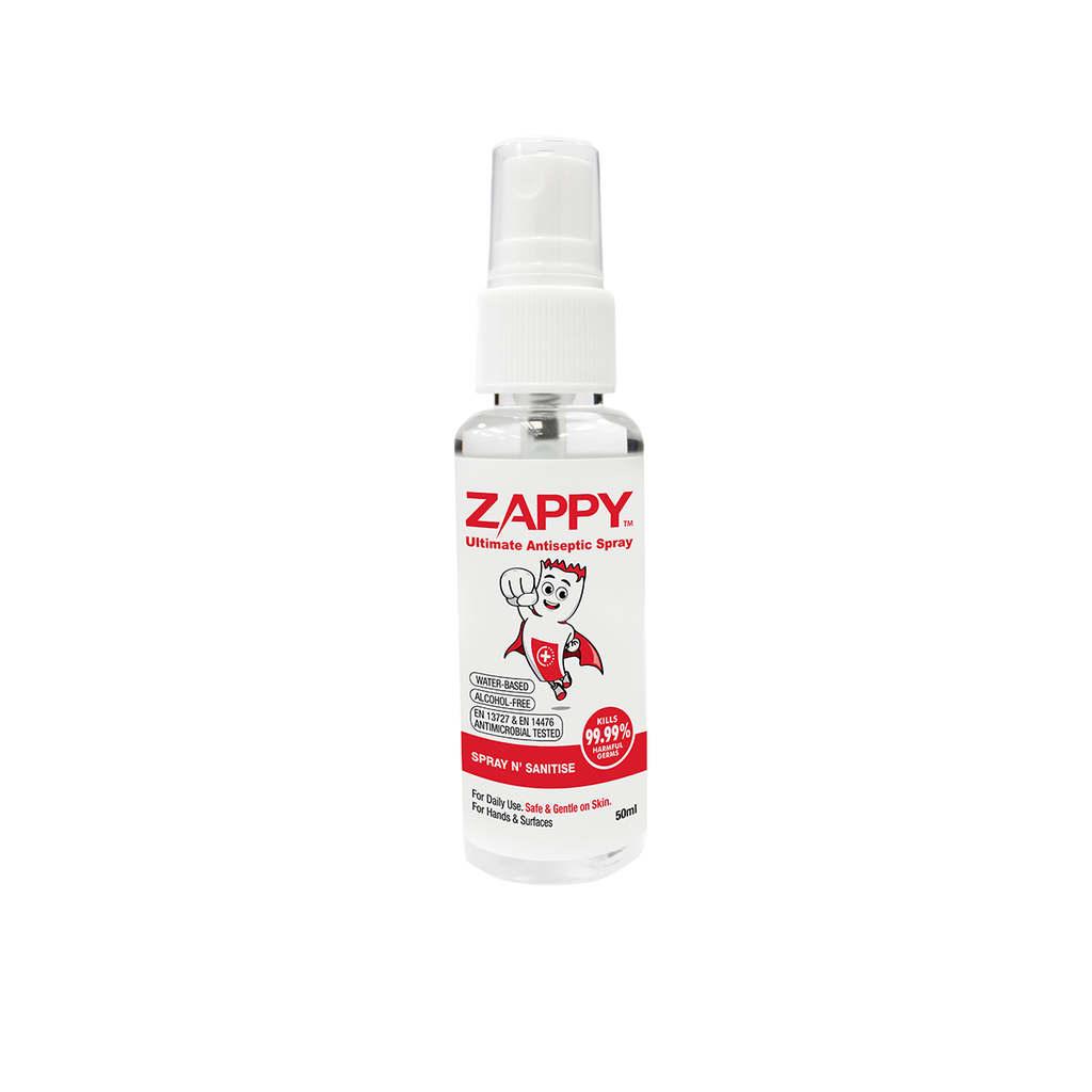 Zappy Ultimate Antiseptic Spray 50ml x 6 Bottles | Shopee Singapore