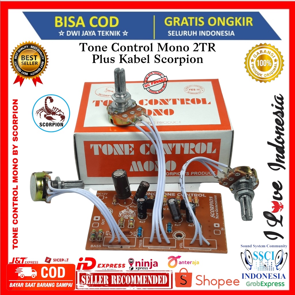 Mono Tone Control Kit by Scorpion | Shopee Singapore
