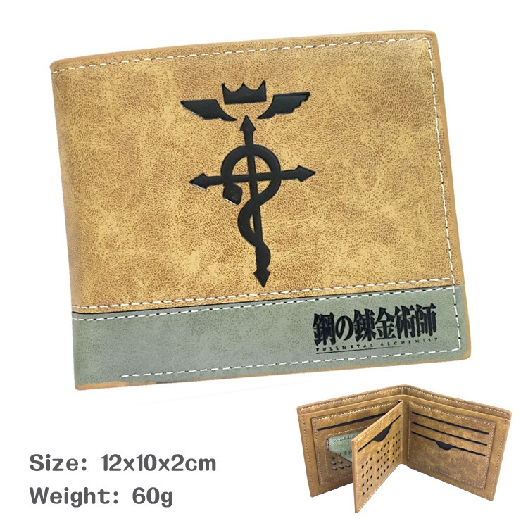 [Ready Stock] Fullmetal Alchemist Wallet Male Female Student Children ...