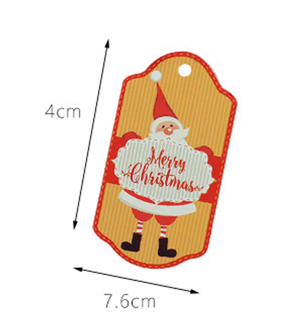 Christmas mini card 20pcs / Greeting Cards santa Card Label Tags tag ...