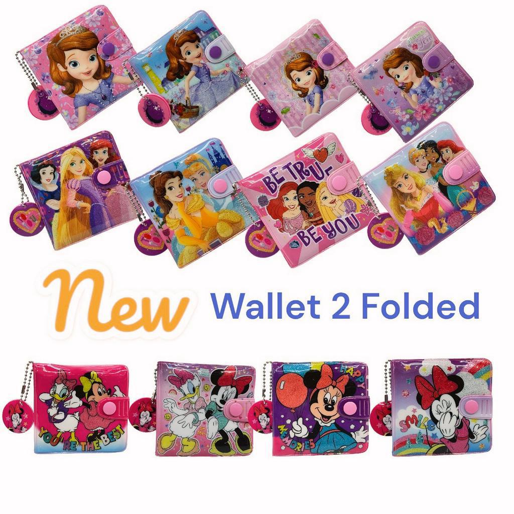 Kids 2 Fold Wallet Cartoon Copyright (Sofia/Princess/Frozen) | Shopee ...